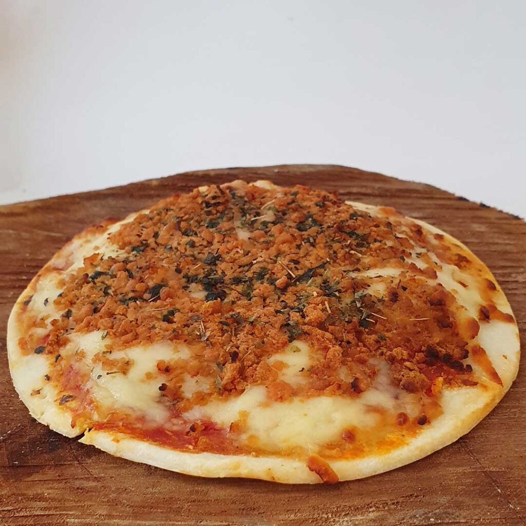 Pizza Calabresa Moída - Chef & Nutri
